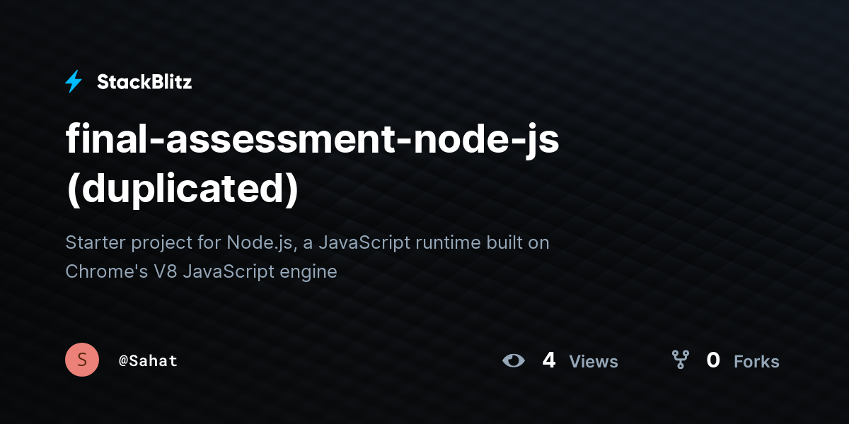 final-assessment-node-js (duplicated) - StackBlitz