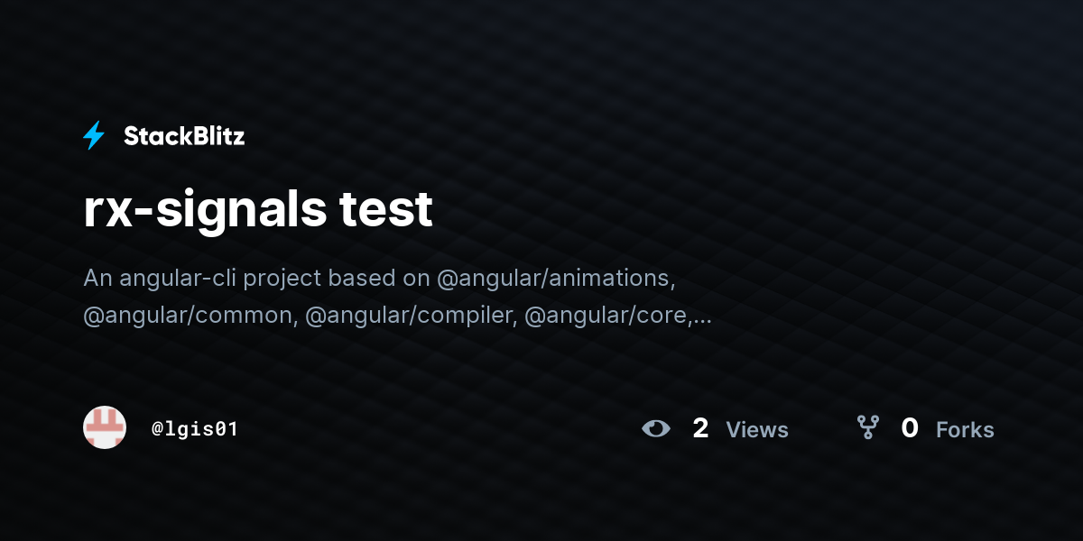 rx-signals test - StackBlitz