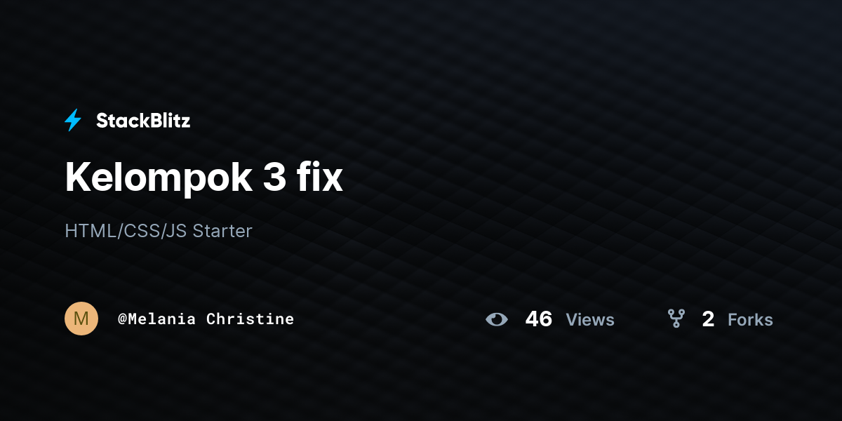Kelompok 3 fix - StackBlitz