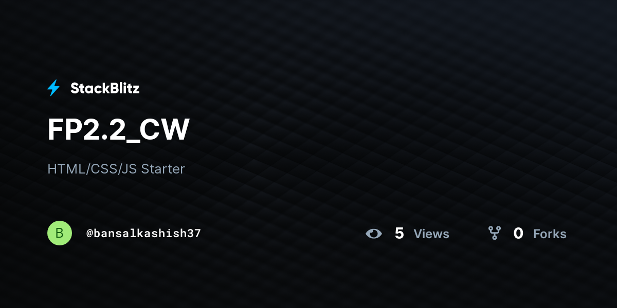 FP2.2_CW - StackBlitz