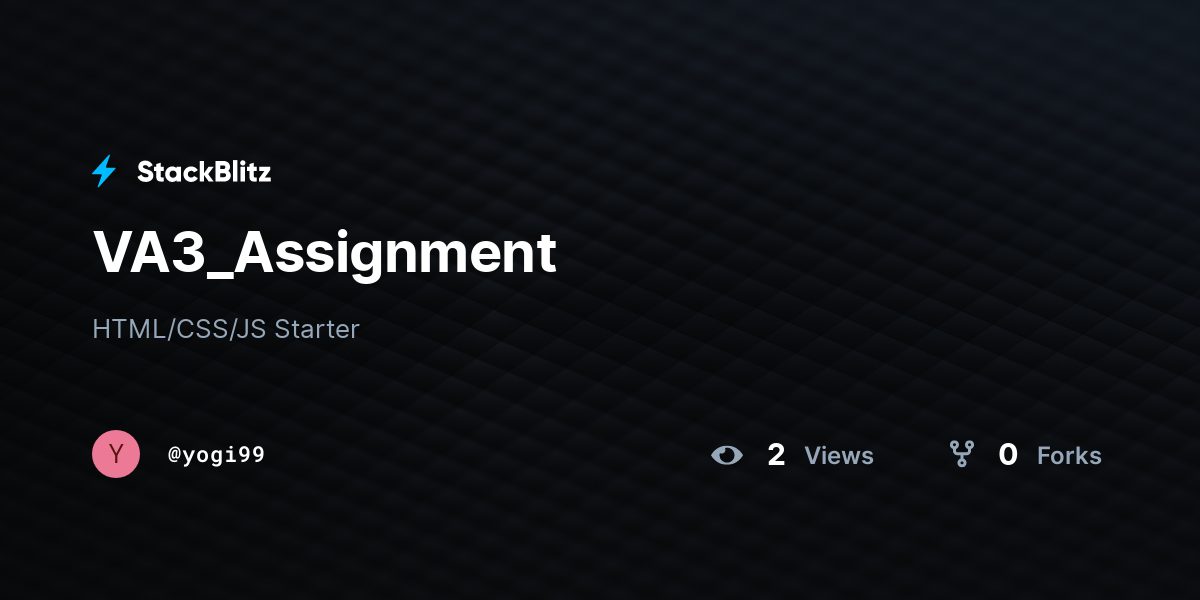 VA3_Assignment - StackBlitz