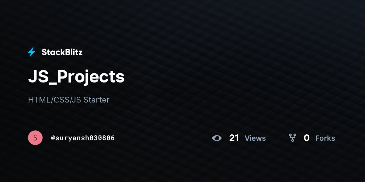 JS_Projects - StackBlitz