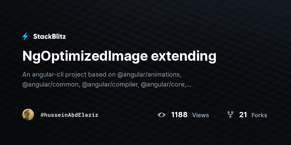 NgOptimizedImage extending - StackBlitz