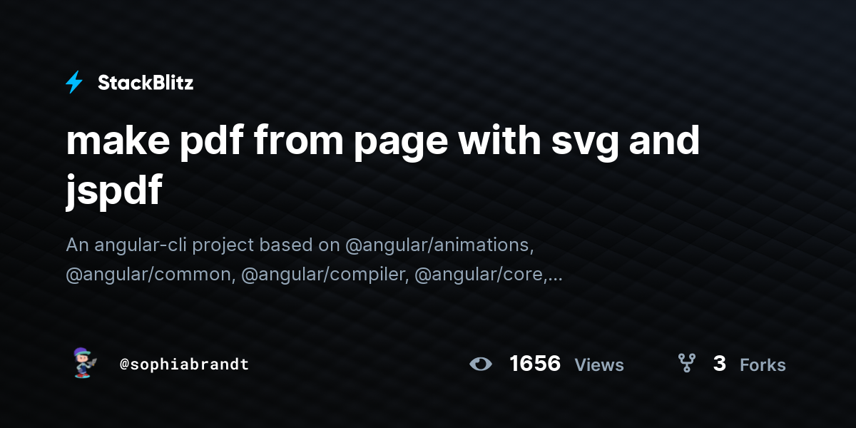 make pdf from page with svg and jspdf - StackBlitz