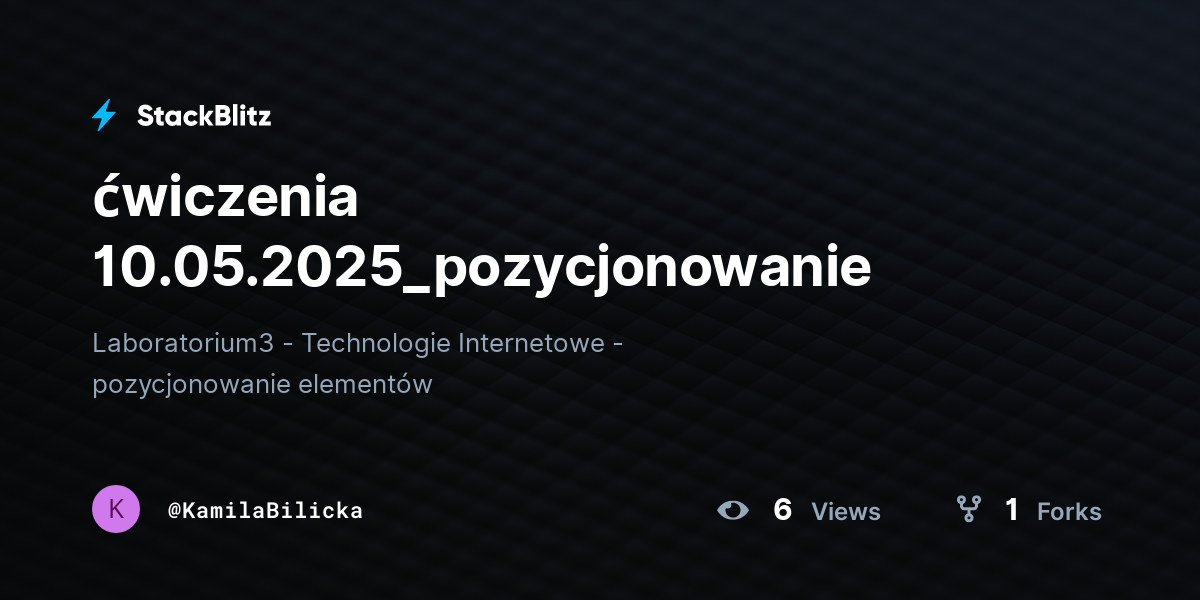 ćwiczenia 10.05.2025_pozycjonowanie - StackBlitz