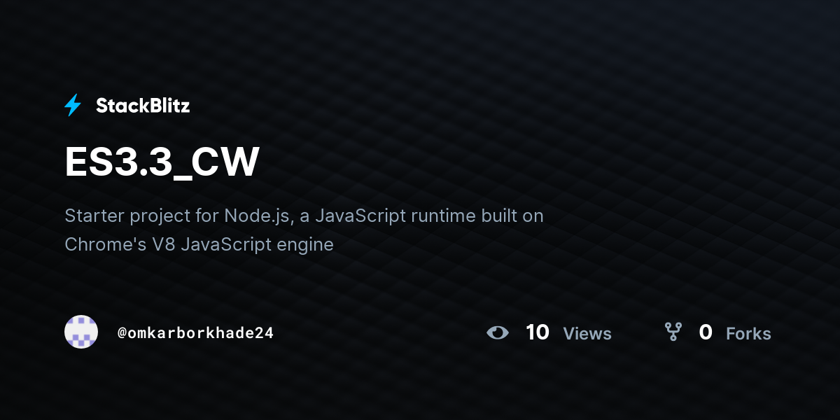 ES3.3_CW - StackBlitz