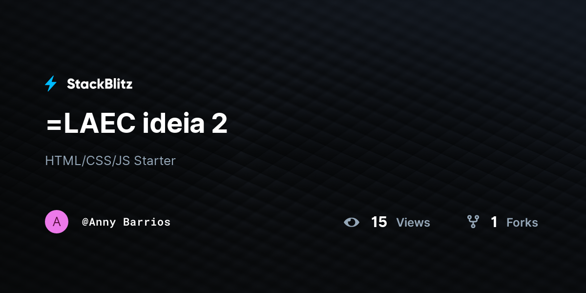 =LAEC ideia 2 - StackBlitz