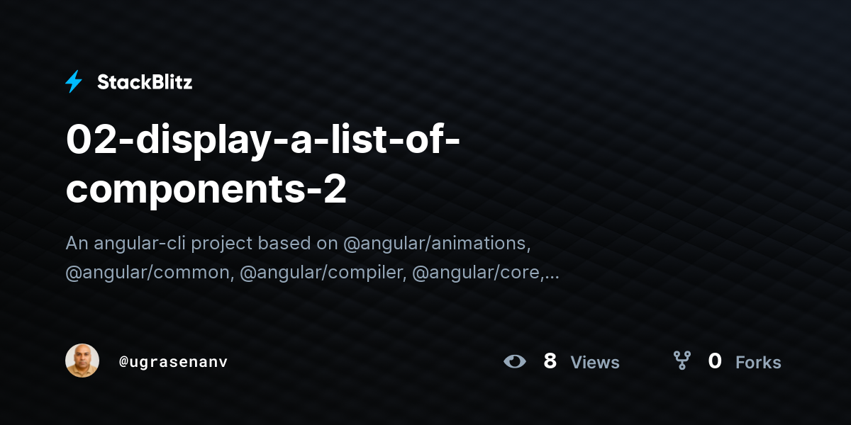 02-display-a-list-of-components-2 - StackBlitz