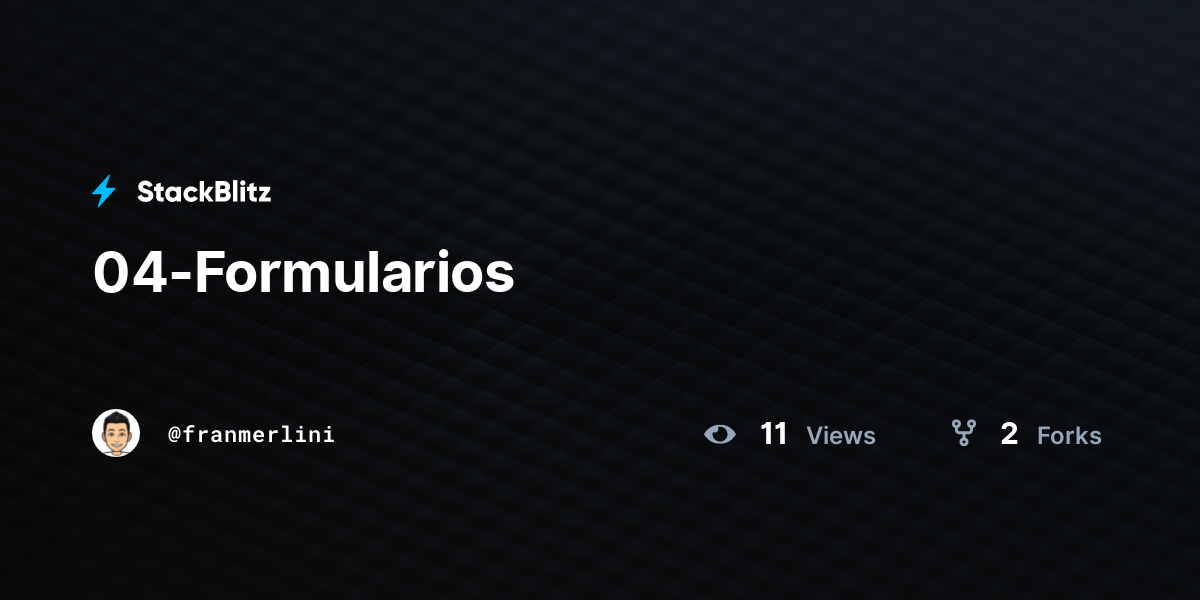 04-Formularios - StackBlitz