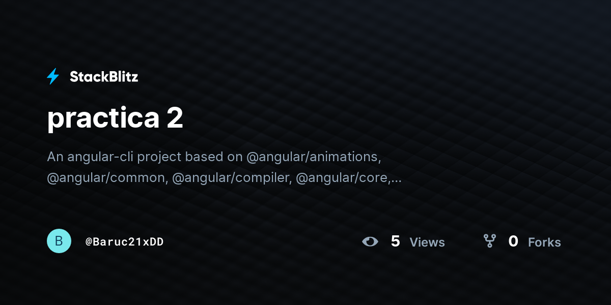 practica 2 - StackBlitz
