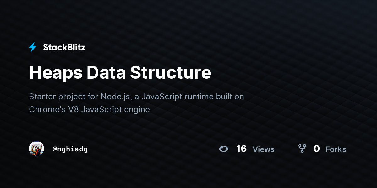 Heaps Data Structure - StackBlitz