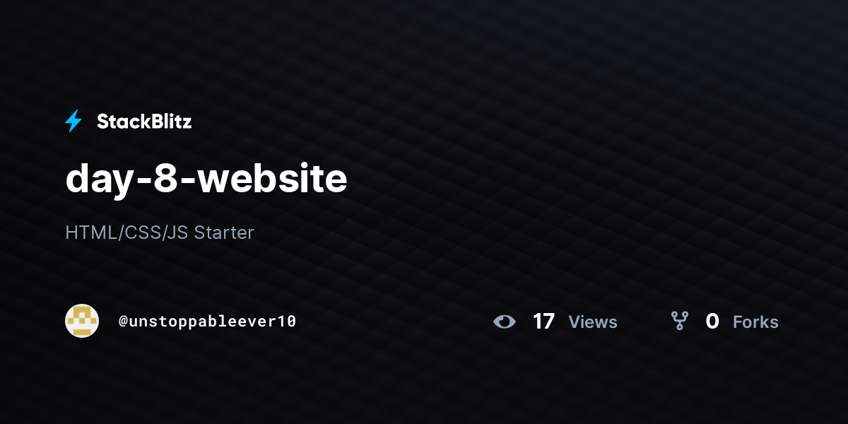 day-8-website - StackBlitz