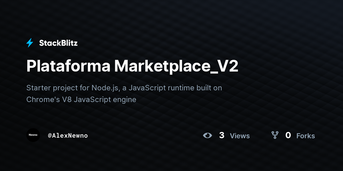 Plataforma Marketplace_V2 - StackBlitz