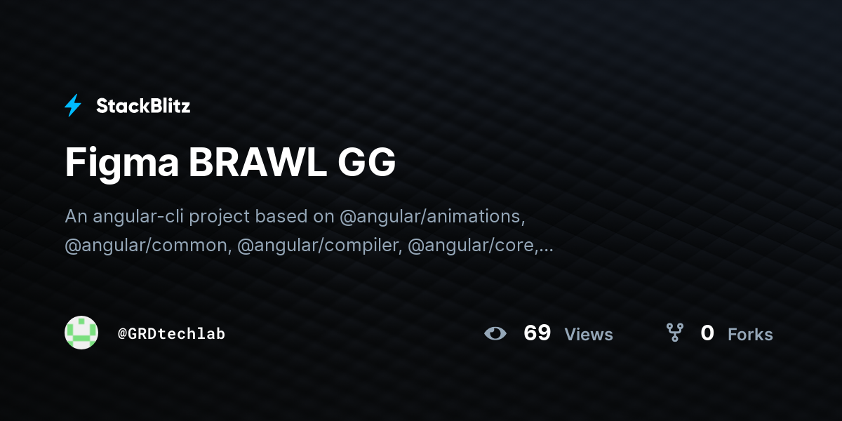 Figma BRAWL GG - StackBlitz