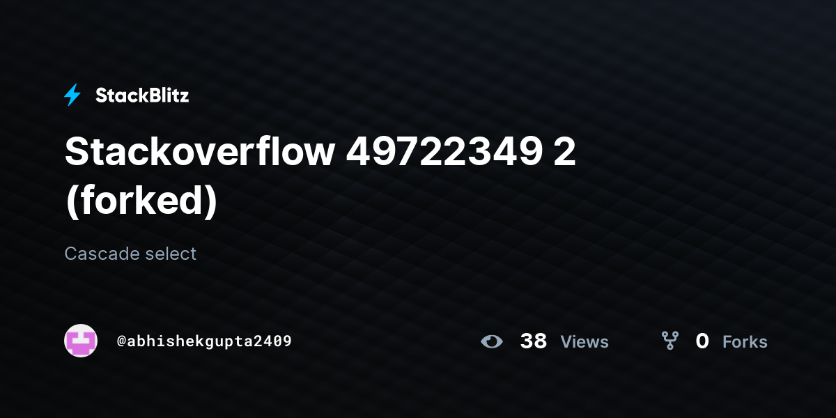 Stackoverflow 49722349 2 Forked Stackblitz 