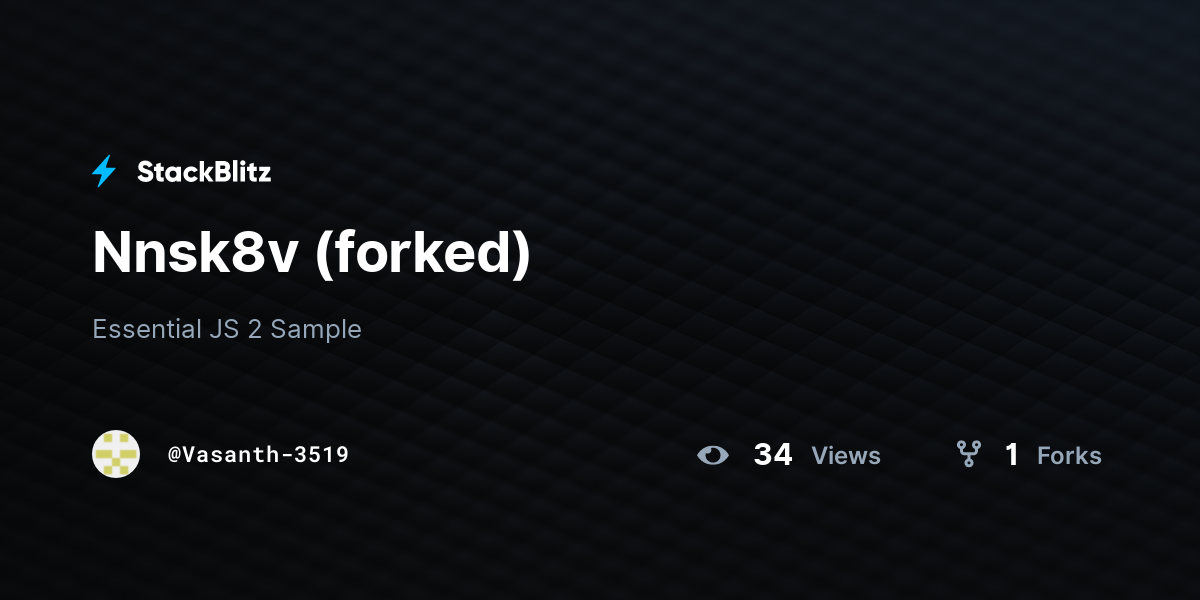 Nnsk8v (forked) - StackBlitz