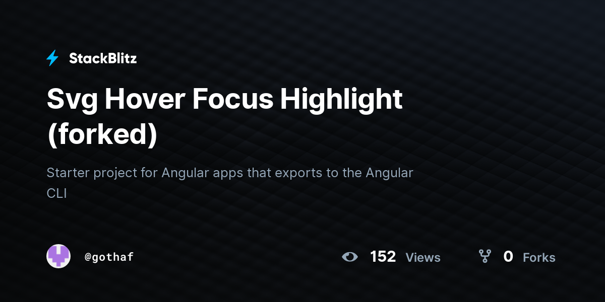 Svg Hover Focus Highlight (forked) - StackBlitz