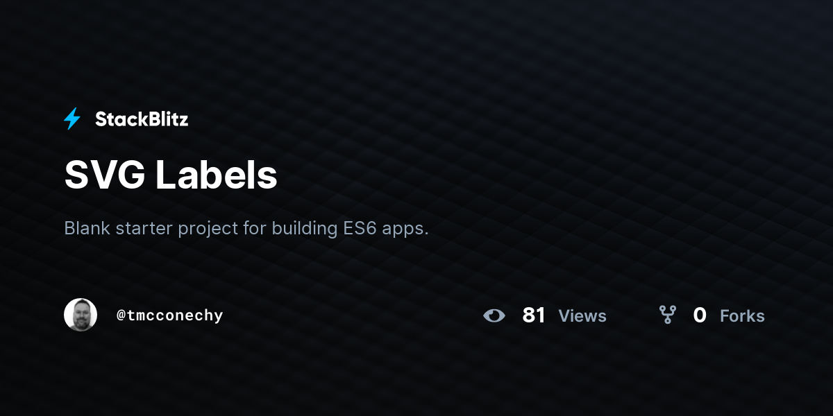 SVG Labels - StackBlitz