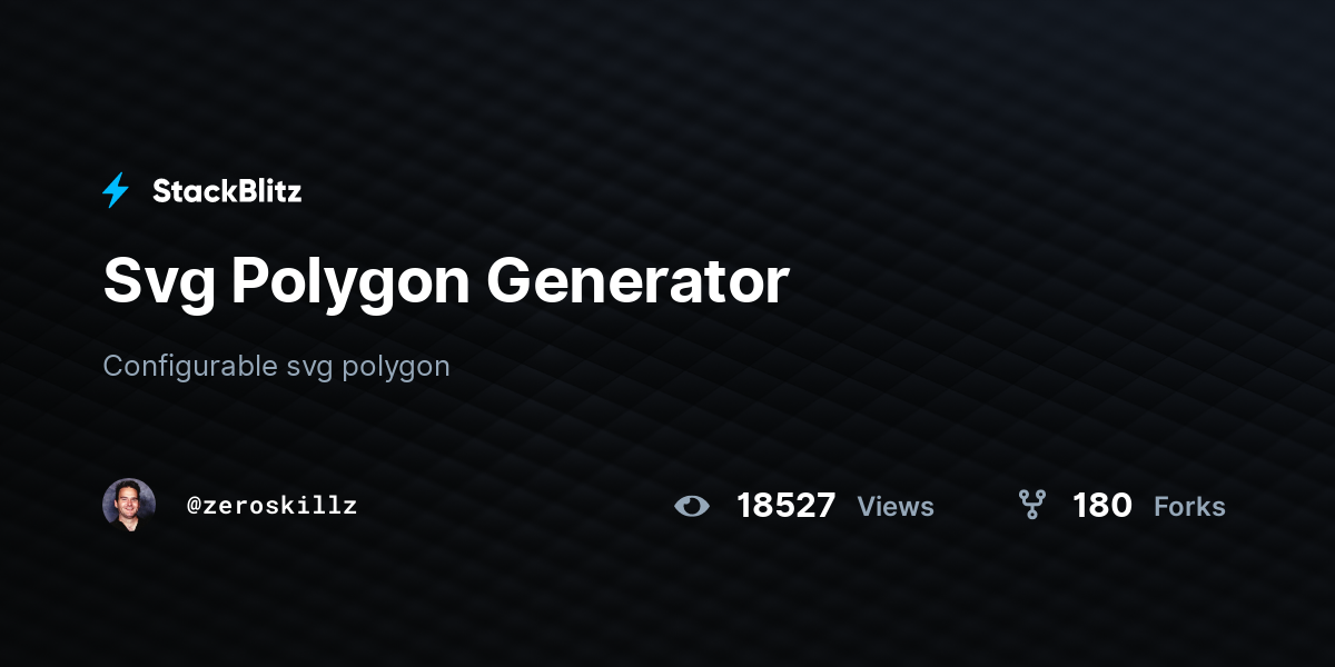 Svg Polygon Generator - StackBlitz Svg Polygon Generator - StackBlitz