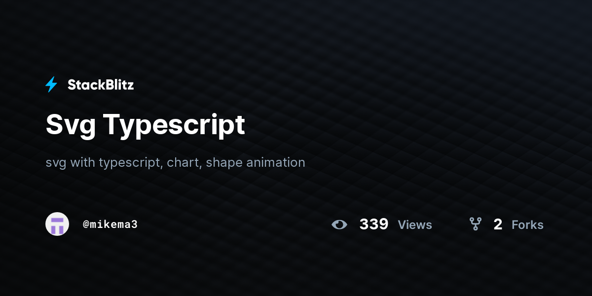 Svg Typescript - StackBlitz