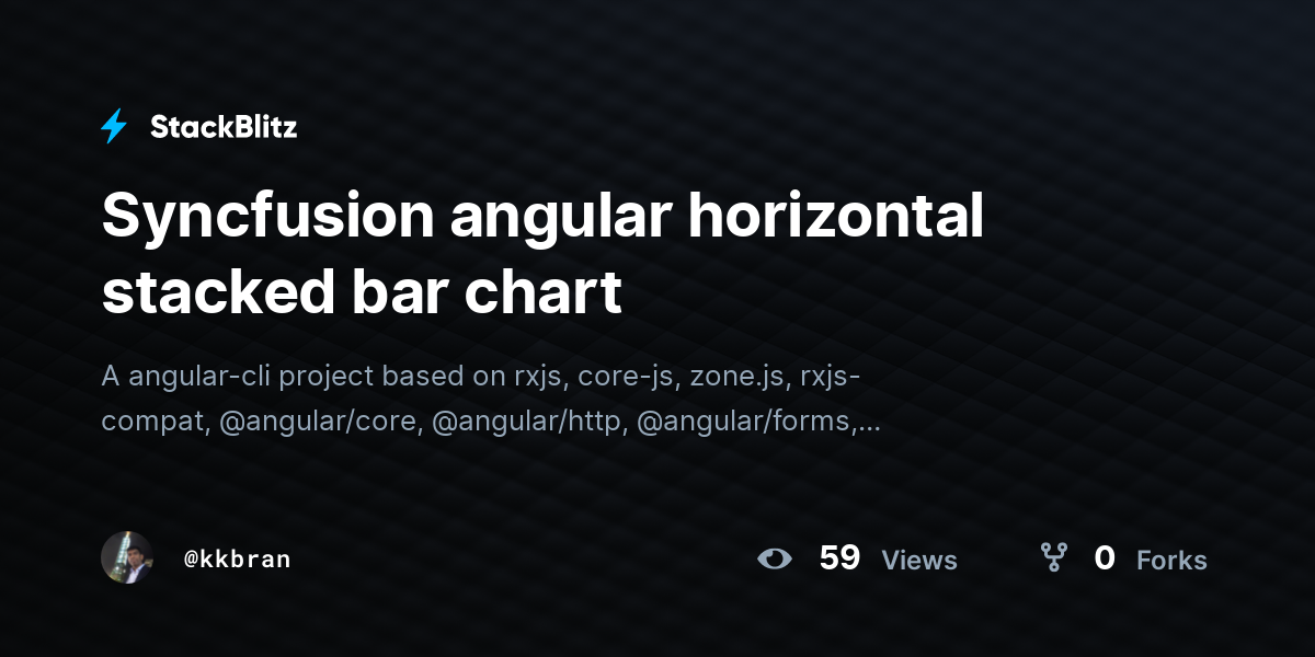 Syncfusion angular horizontal stacked bar chart - StackBlitz Syncfusion angular horizontal stacked bar chart - StackBlitz