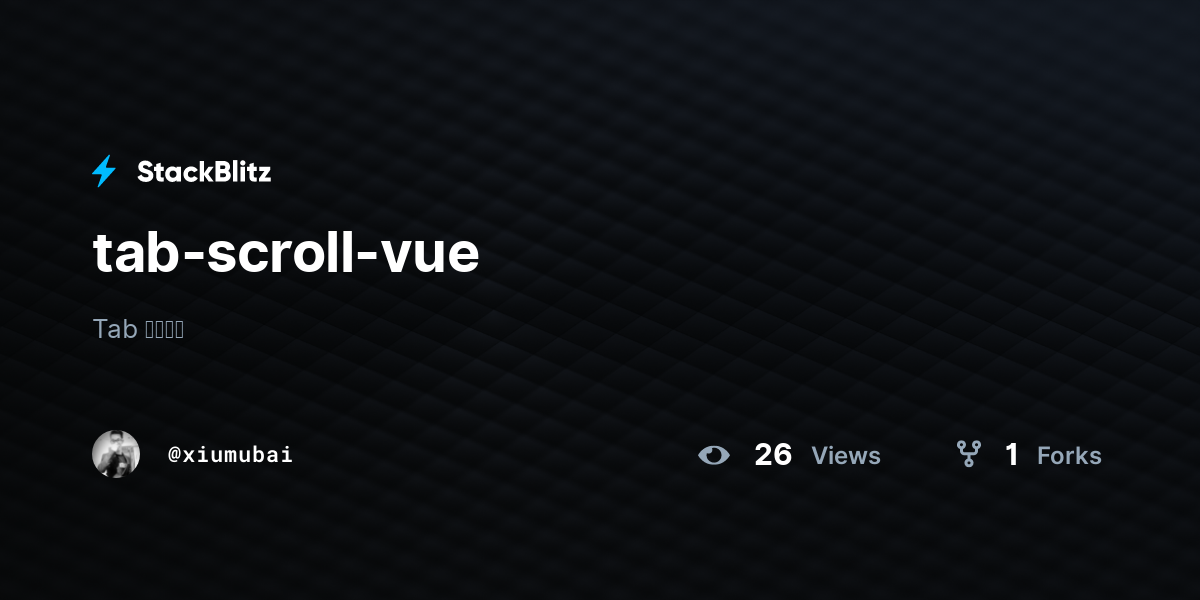 tab-scroll-vue - StackBlitz