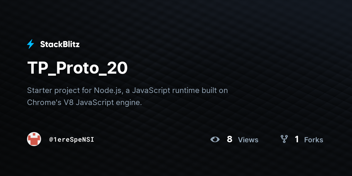 TP_Proto_20 - StackBlitz