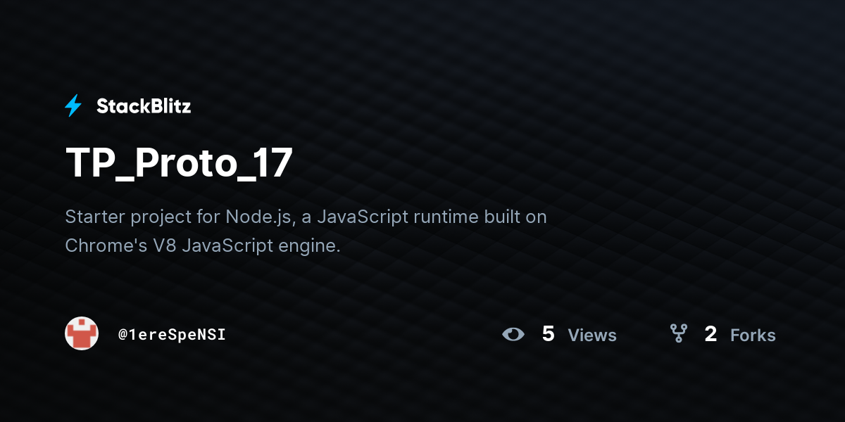 TP_Proto_17 - StackBlitz