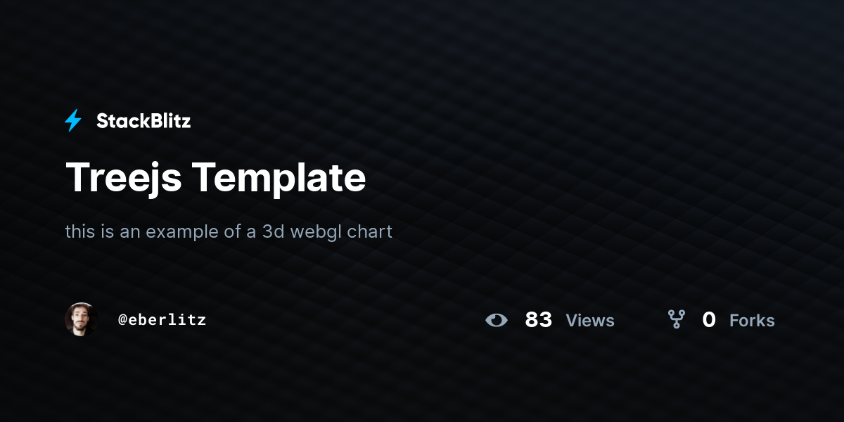 Treejs Template - StackBlitz
