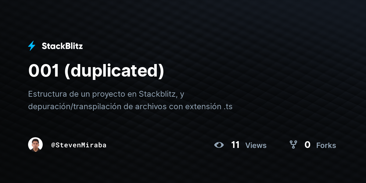 001 (duplicated) - StackBlitz