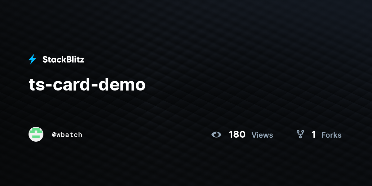 ts-card-demo - StackBlitz