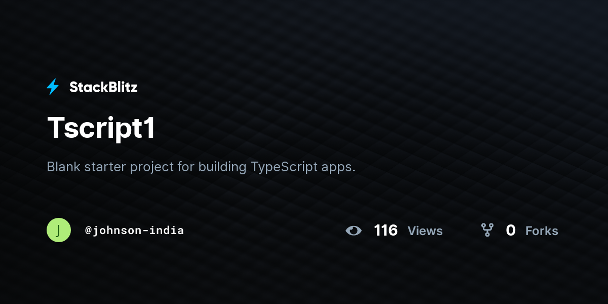 Tscript1 - StackBlitz