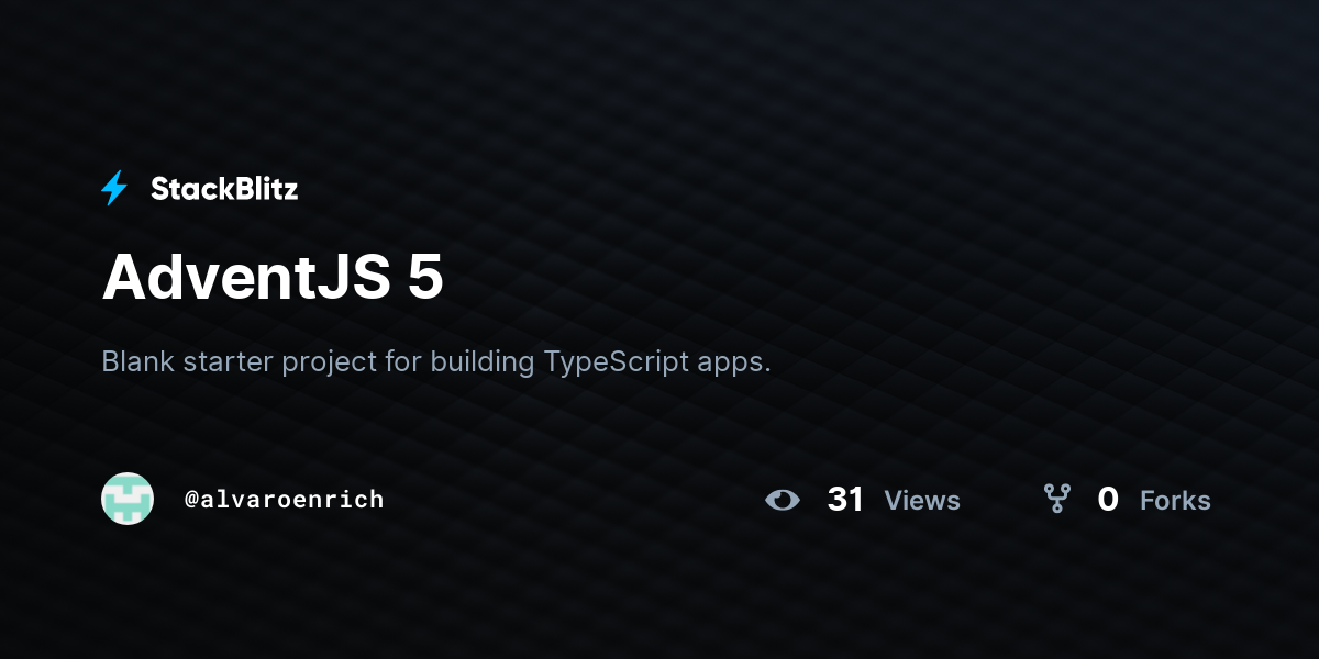 AdventJS 5 - StackBlitz