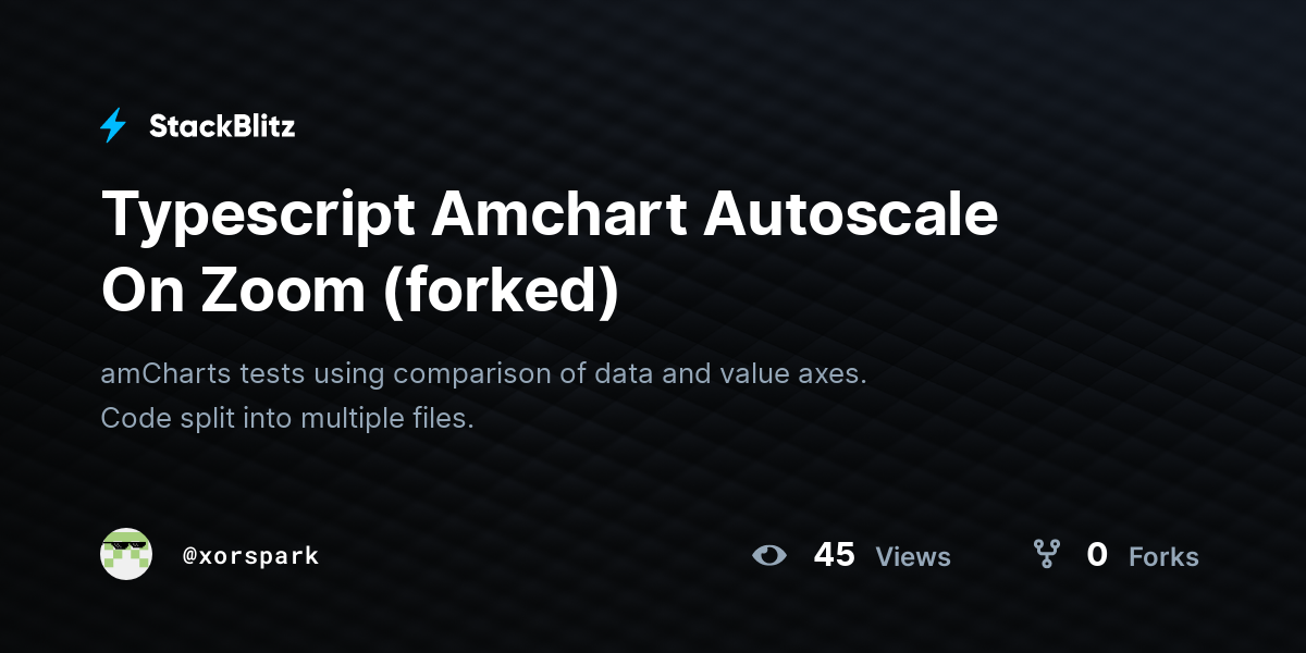 Typescript Amchart Autoscale On Zoom (forked) - StackBlitz Typescript Amchart Autoscale On Zoom (forked) - StackBlitz
