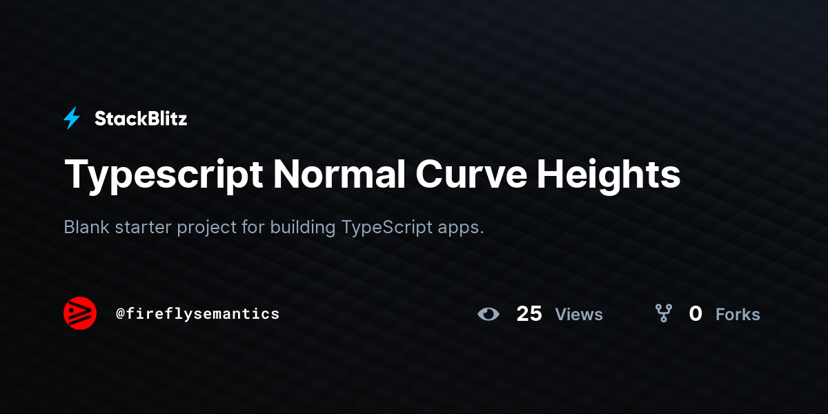 Typescript Normal Curve Heights - StackBlitz Typescript Normal Curve Heights - StackBlitz