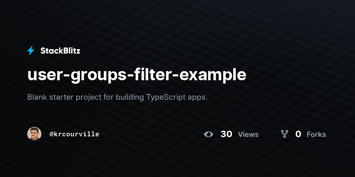 user-groups-filter-example - StackBlitz
