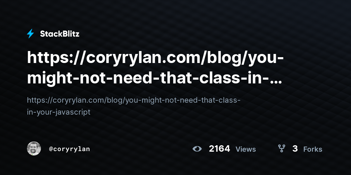https://coryrylan.com/blog/you-might-not-need-that-class-in-your ... https://coryrylan.com/blog/you-might-not-need-that-class-in-your ...