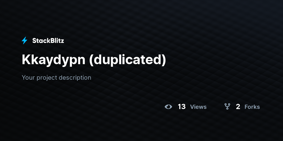 Kkaydypn (duplicated) - StackBlitz