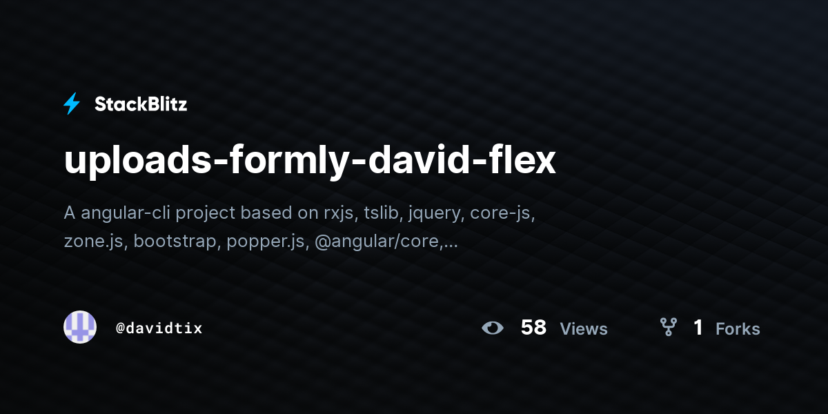 uploads-formly-david-flex - StackBlitz