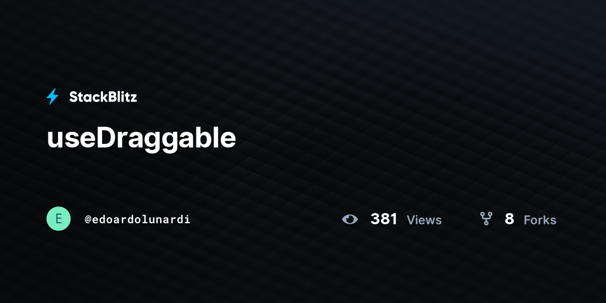 useDraggable - StackBlitz