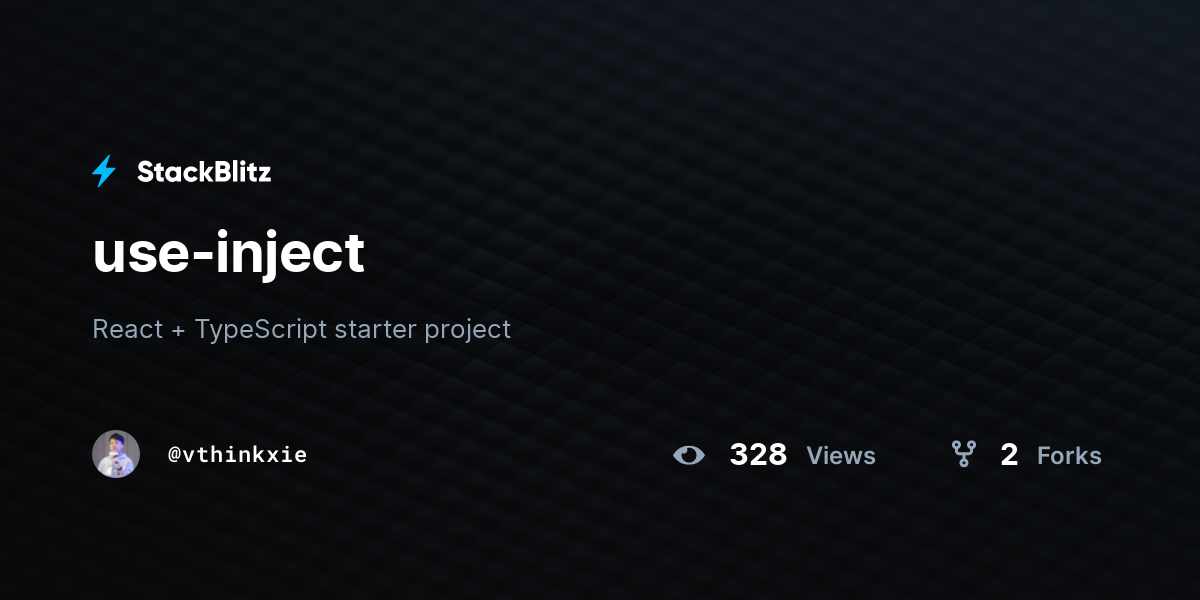 use-inject - StackBlitz