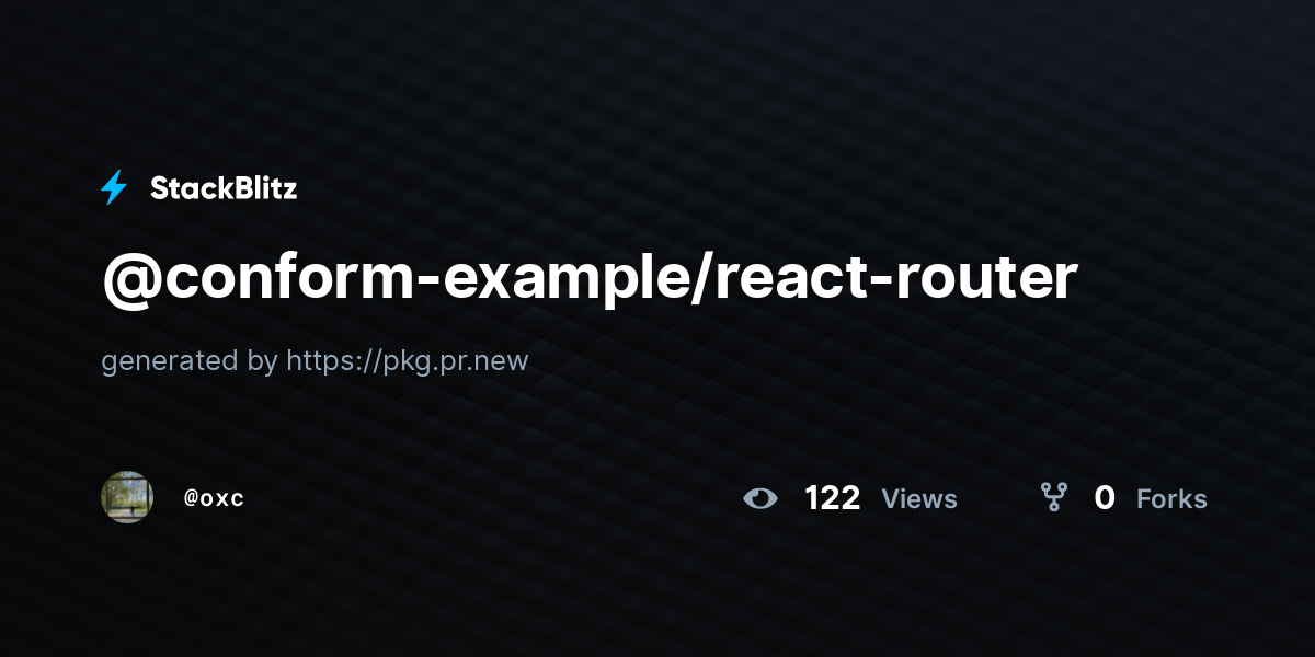 @conform-example/react-router - StackBlitz