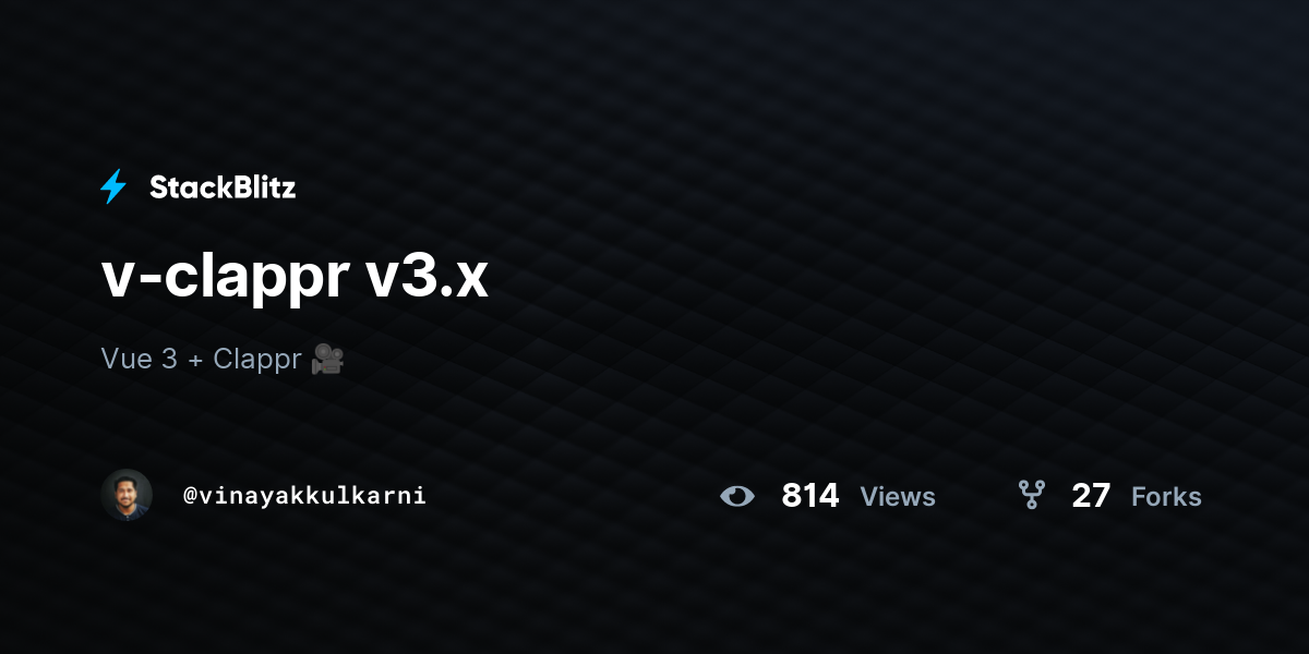 v-clappr v3.x - StackBlitz