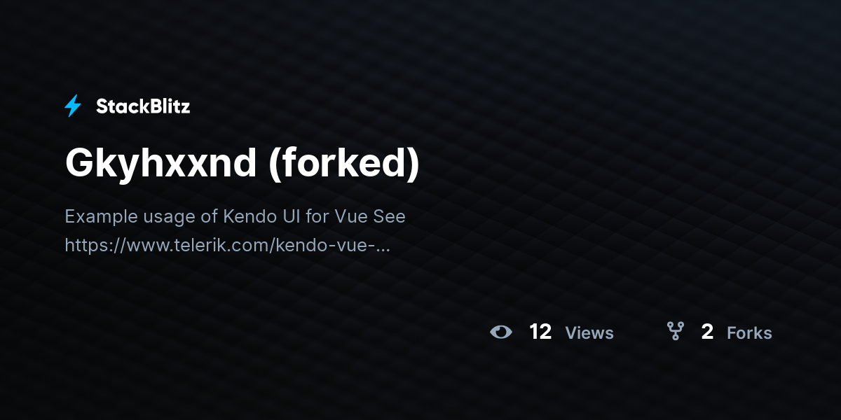 Gkyhxxnd (forked) - StackBlitz