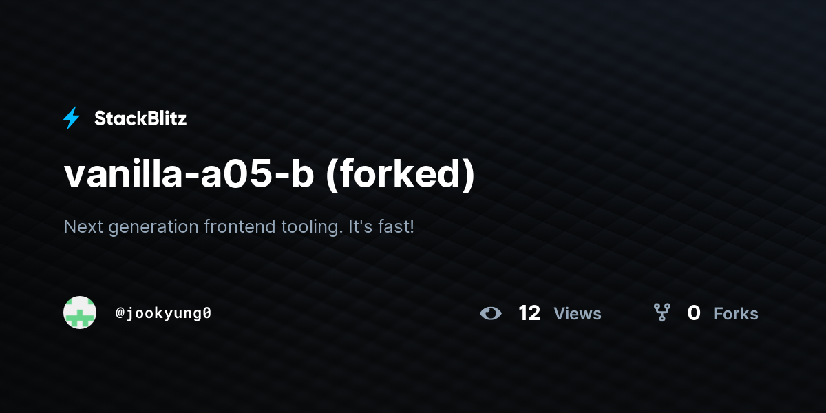 vanilla-a05-b (forked) - StackBlitz