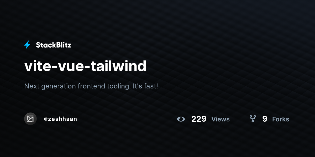 vite-vue-tailwind - StackBlitz