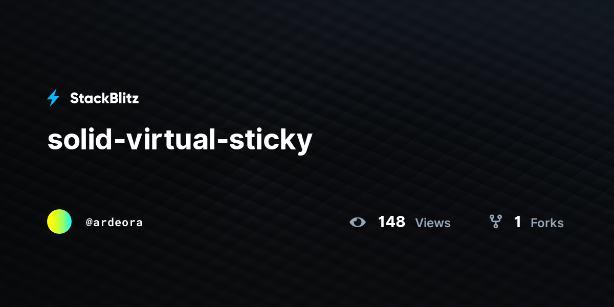 solid-virtual-sticky - StackBlitz