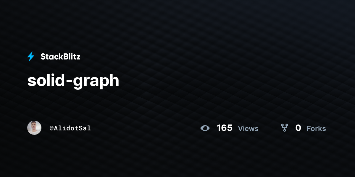 solid-graph - StackBlitz