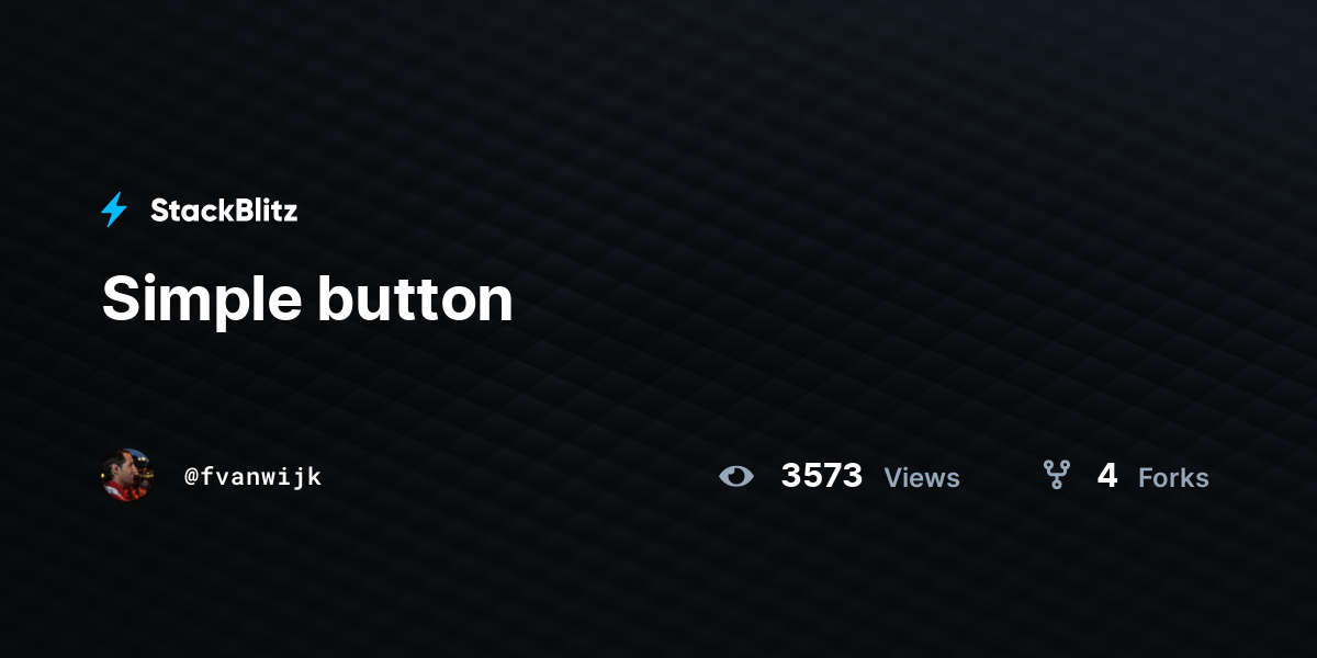 Simple button - StackBlitz