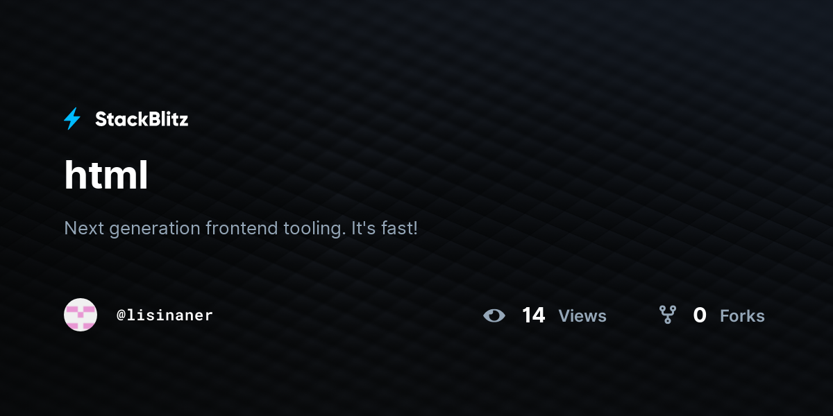 html - StackBlitz